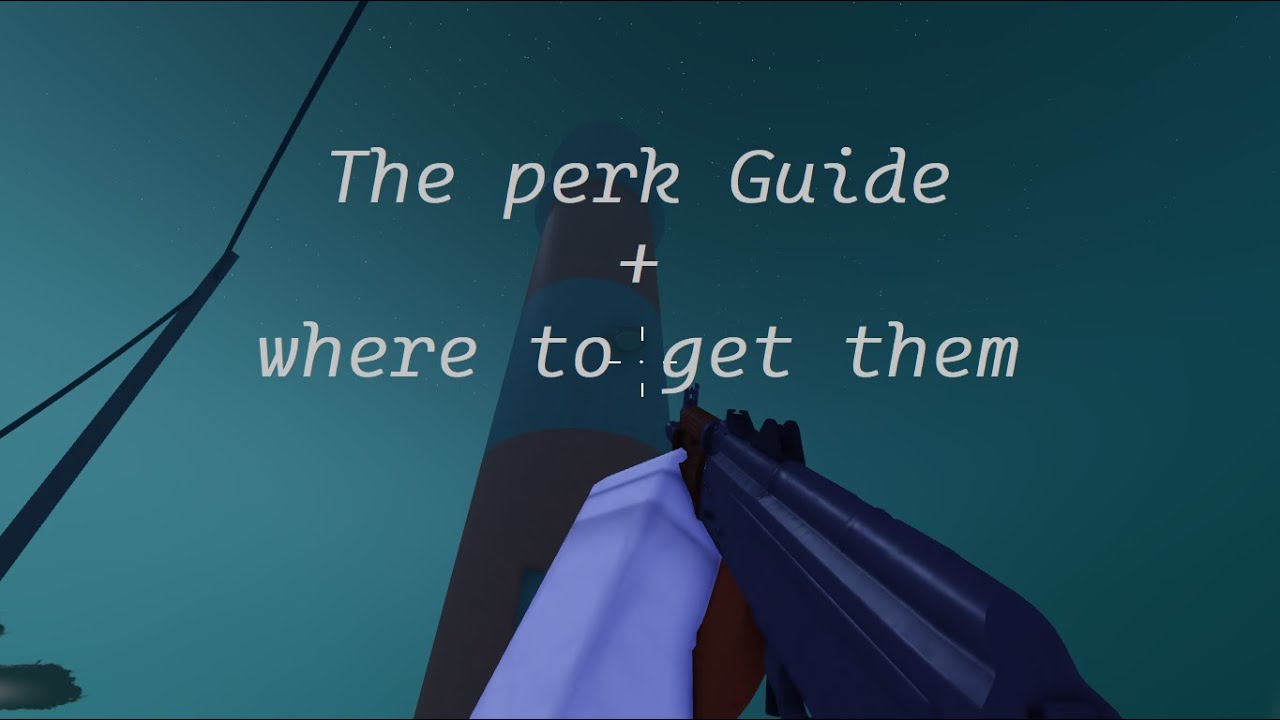 The perk guide and where to get them- Michael's Zombies - YouTube