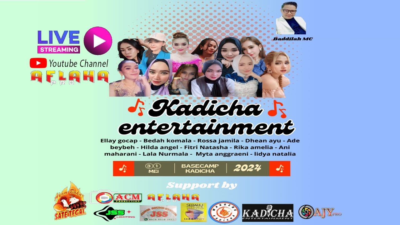 🔴 [ LIVE AFLAHA PRO ] STREAMING KADICHA ENTERTAINMENT { 3 } BASECAMP ...