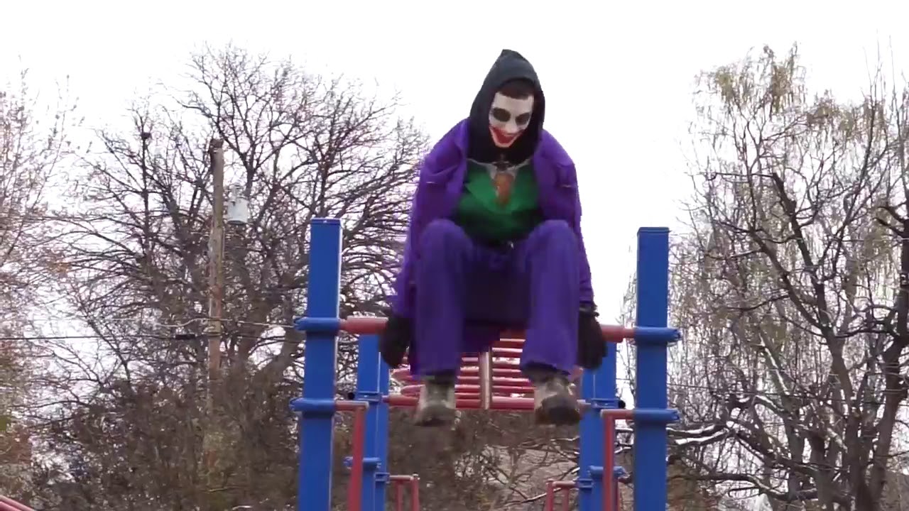 Joker vs Scarecrow vs Bane superhero battle in real life - YouTube