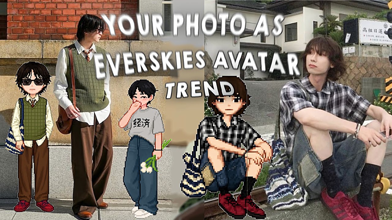 FREE! How to turns your photo into everskies avatar | pixel style of everskies tutorial. - YouTube