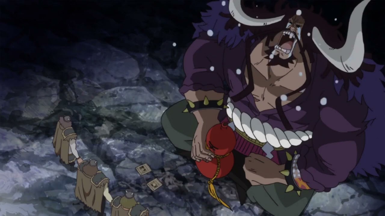 Kaido Cries Because Of Doflamingo - YouTube