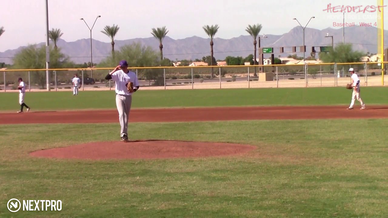 Ben Jeweler - Day 2 - Headfirst Baseball - West 4 2018 (Side angle ...