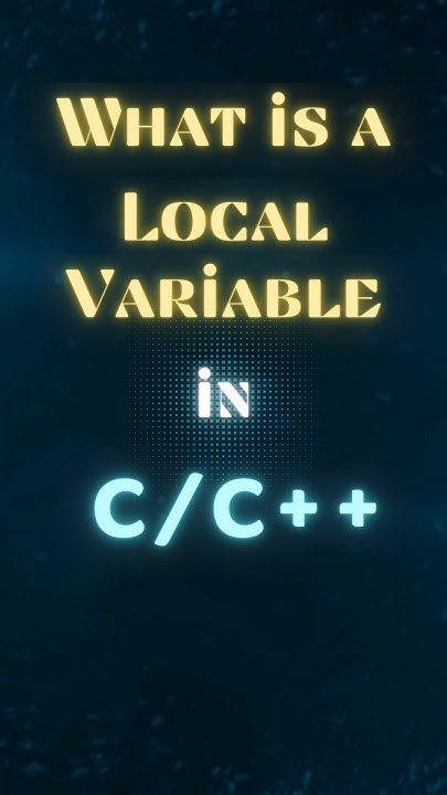 What is a Local variable in C Programming? #cpp #cprogramming #cplusplus #programming #coding ...