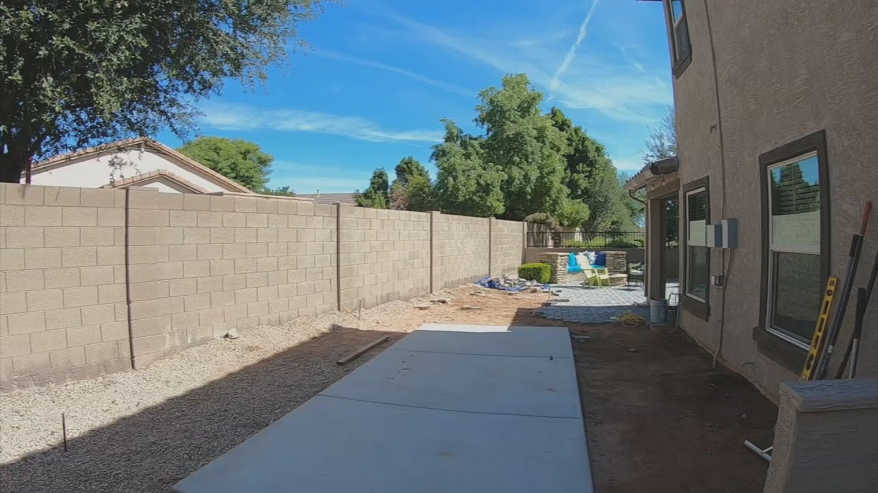 Mesa couple scammed after unfinished backyard project - YouTube
