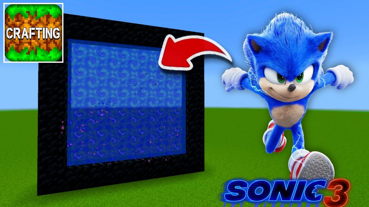 How to Make A Portal To The Sonic 3 Dimension in Crafting and Building ...