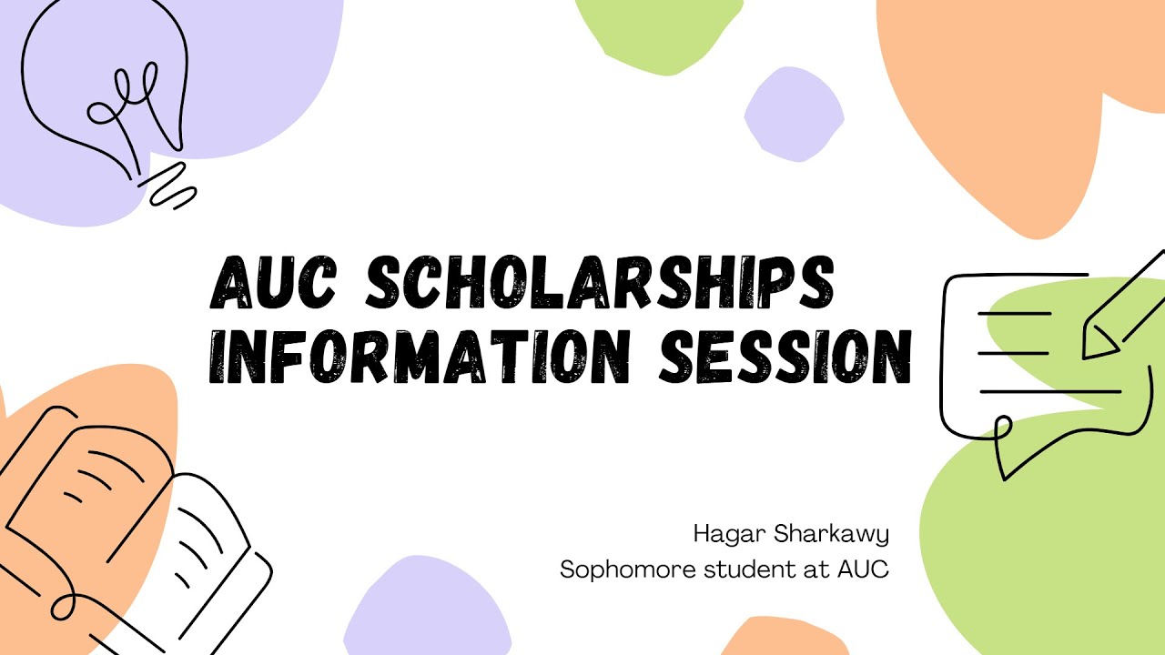 AUC Scholarships session | 2025-2026 - YouTube
