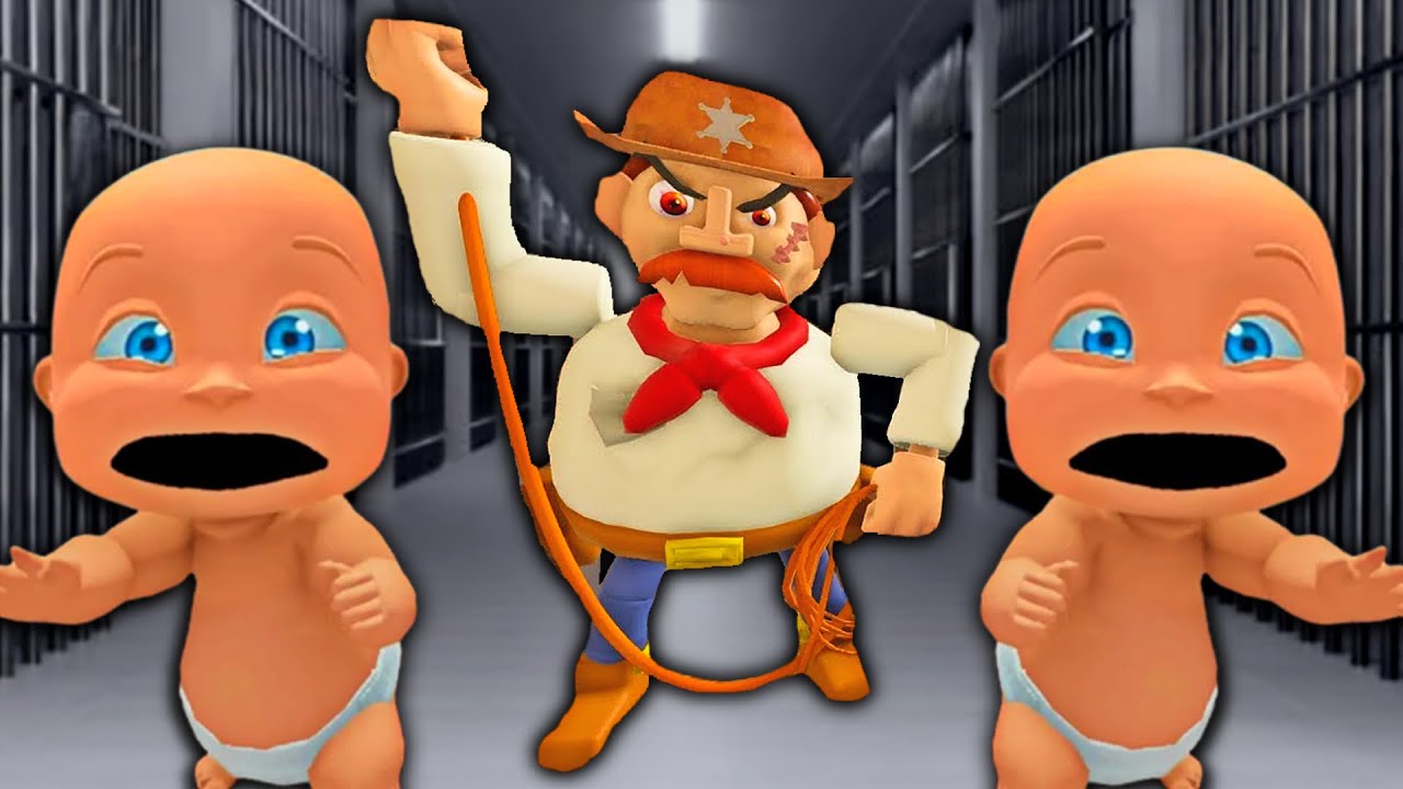 Baby Escapes COWBOY Prison! - YouTube