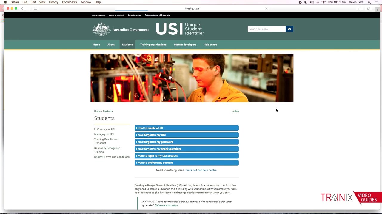 Trainix: How to create your USI walkthrough - YouTube