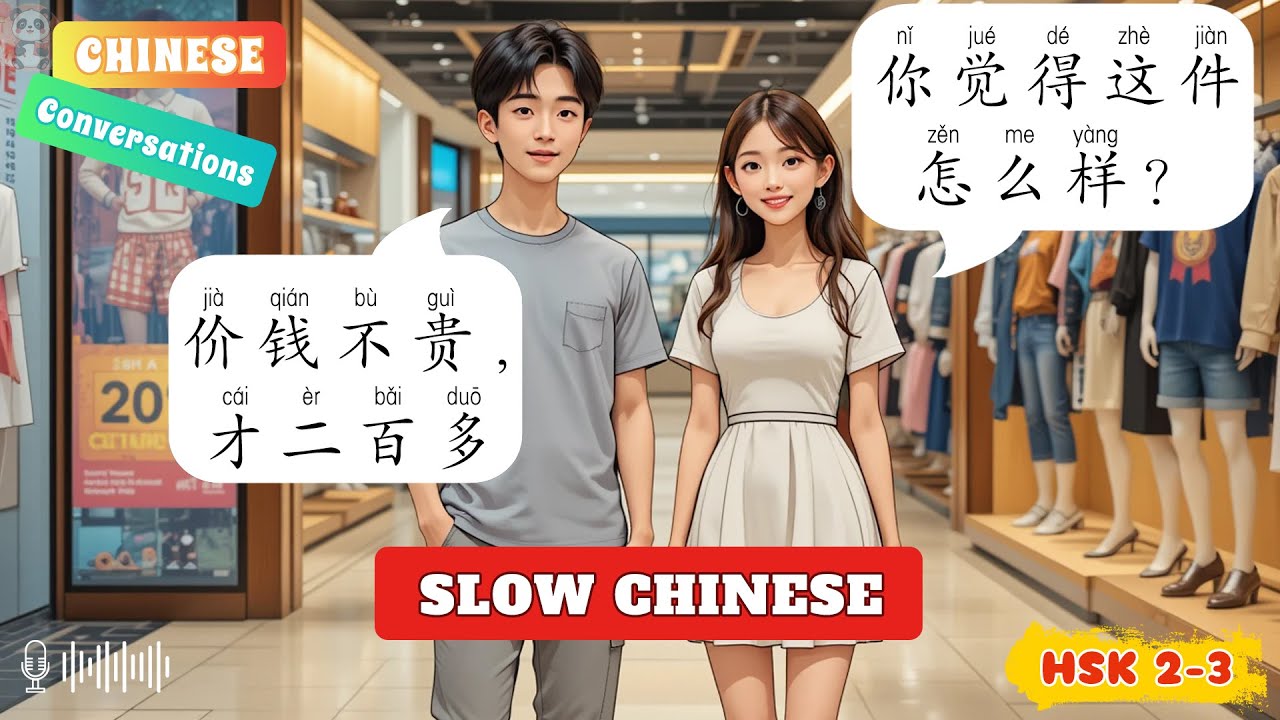 Chinese Conversations for Beginners: Shopping for Clothes (Super Easy ...