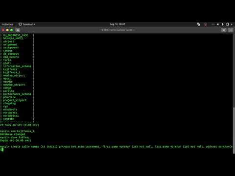 jinsi ya kutumia mysql workbench na command line prompt (terminal ...