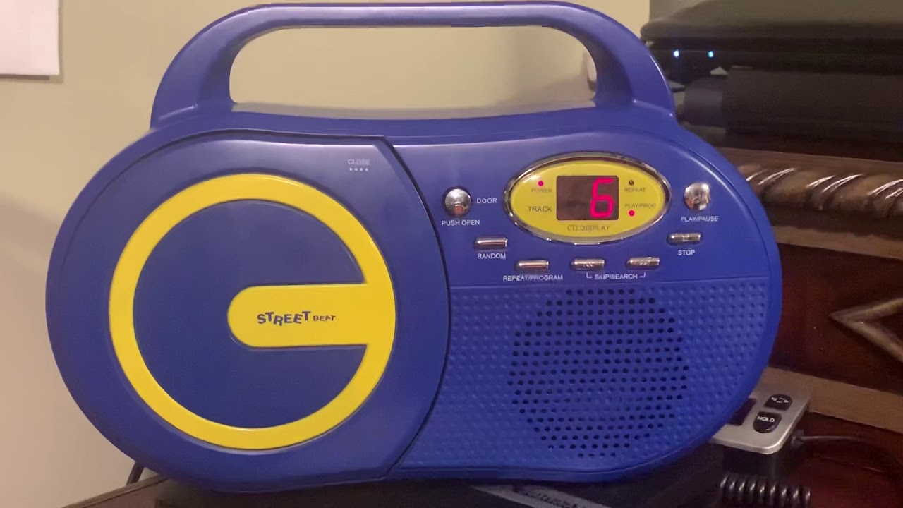 Street Beat Portable CD Player - YouTube