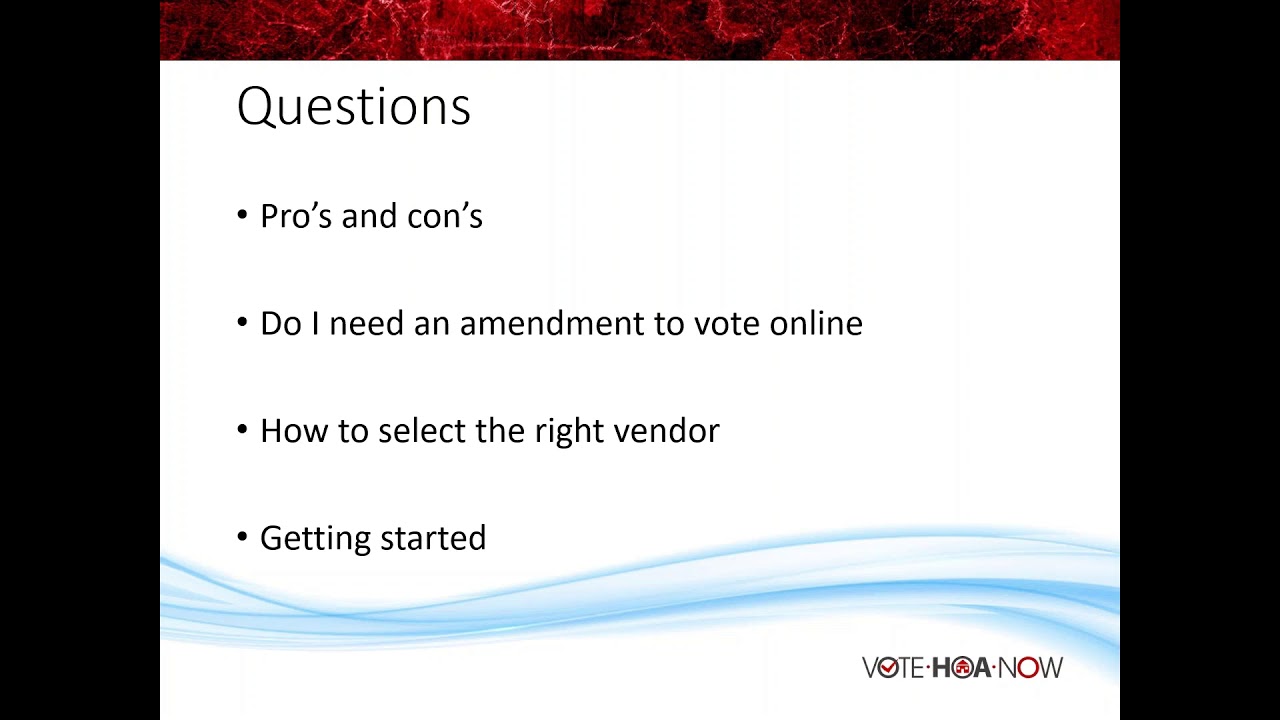 Vote HOA Now Part 2 4 21 2020 - YouTube