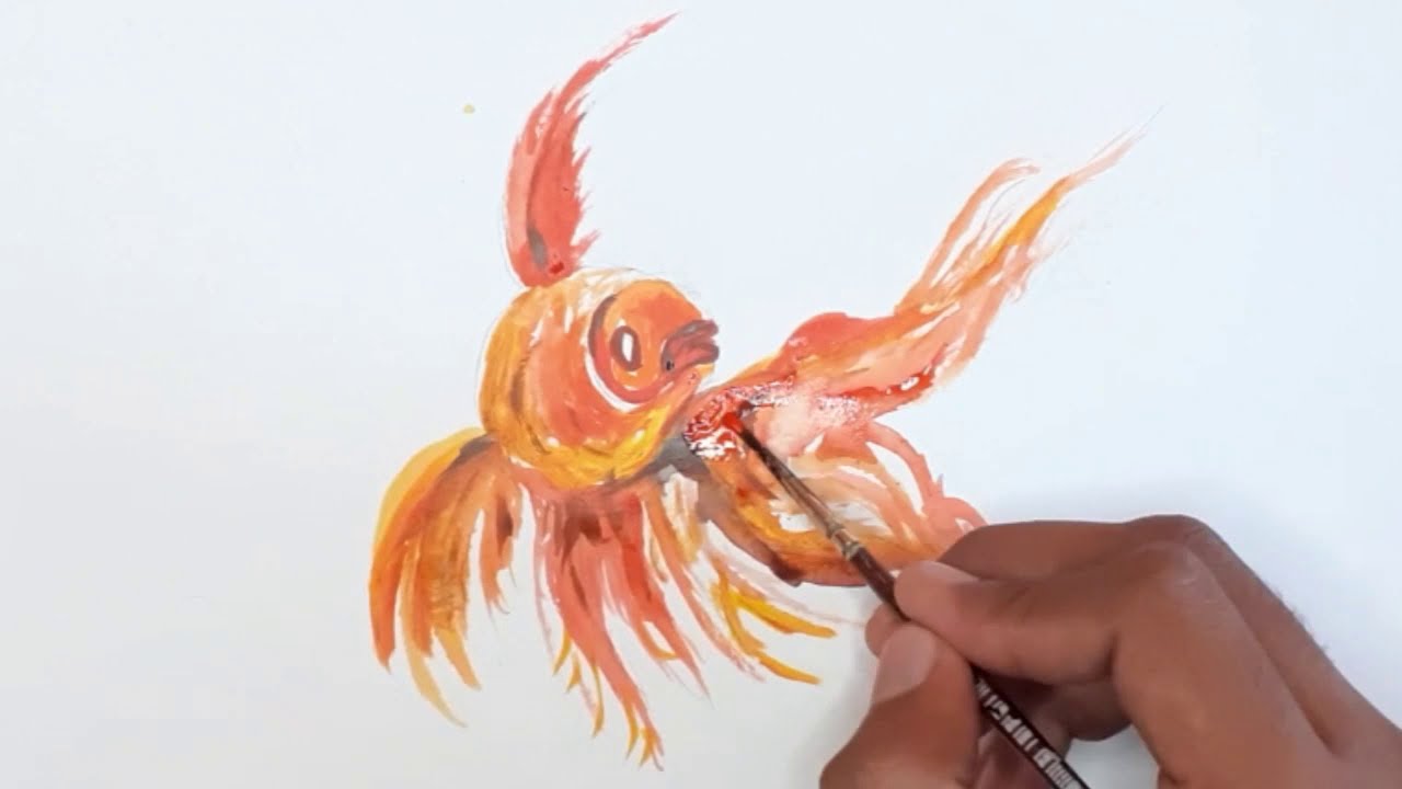 How to draw fish /Fish art step by step/easy paintings fish art - YouTube