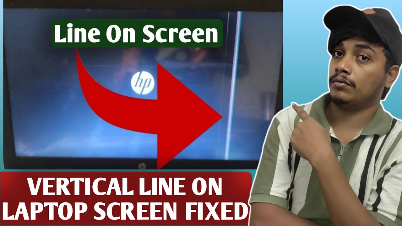 Vertical line on laptop screen fix || Laptop Display Problem - YouTube