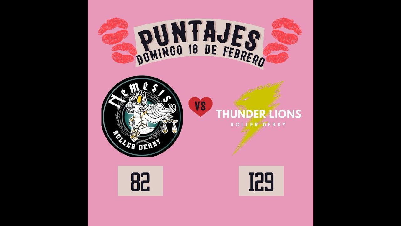 Nemesis Roller Derby vs Thunder Lions Roller Derby en Monterrey - YouTube