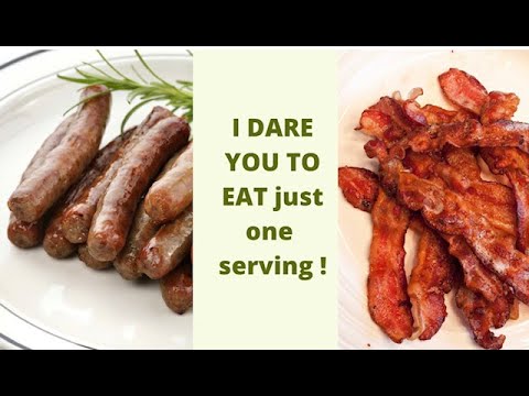 Bacon and Sausage SERVING SIZE - YouTube