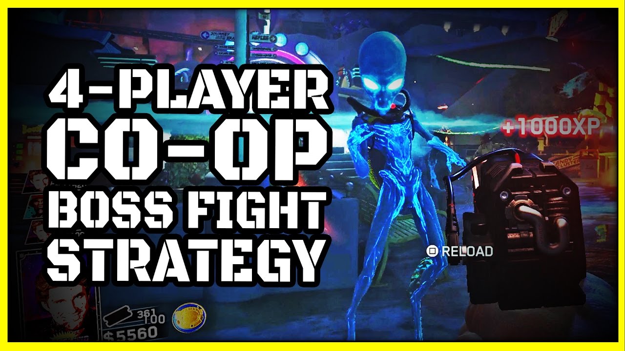 Zombies in Spaceland ☆ DEFEAT ALL ALIENS w/ 4-PLAYERS! - YouTube