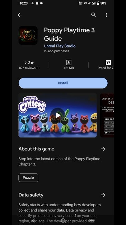 how to download poppy playtime chapter 3 in mobile |poppy playtime ...