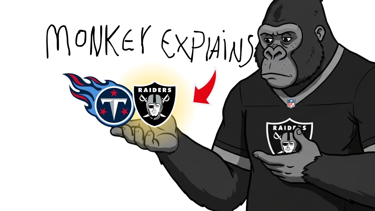 MONKEY ON RAIDERS’ OFFENSE IMPROVEMENT VS TITANS. - YouTube