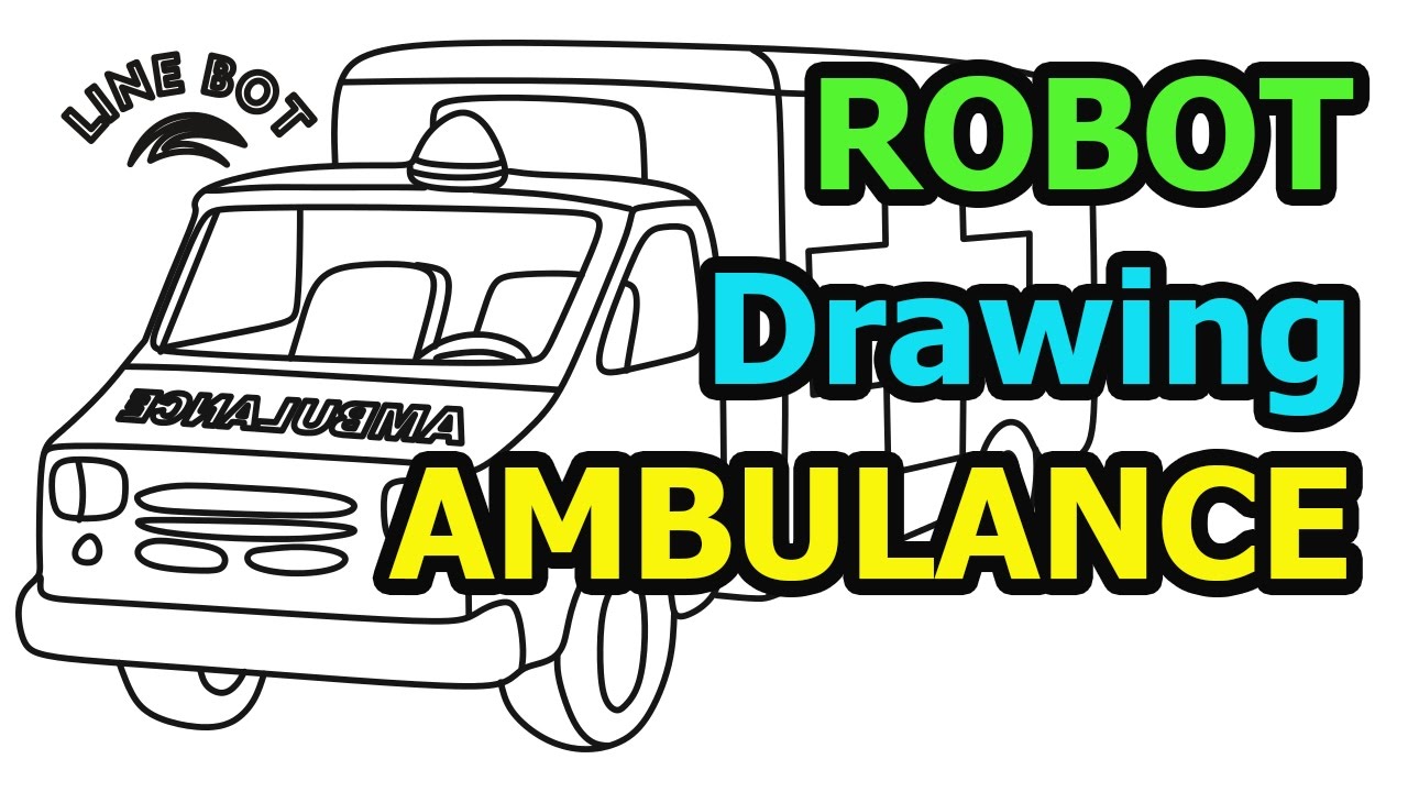How to draw an Ambulance quick & easy (Drawing for kids) - YouTube