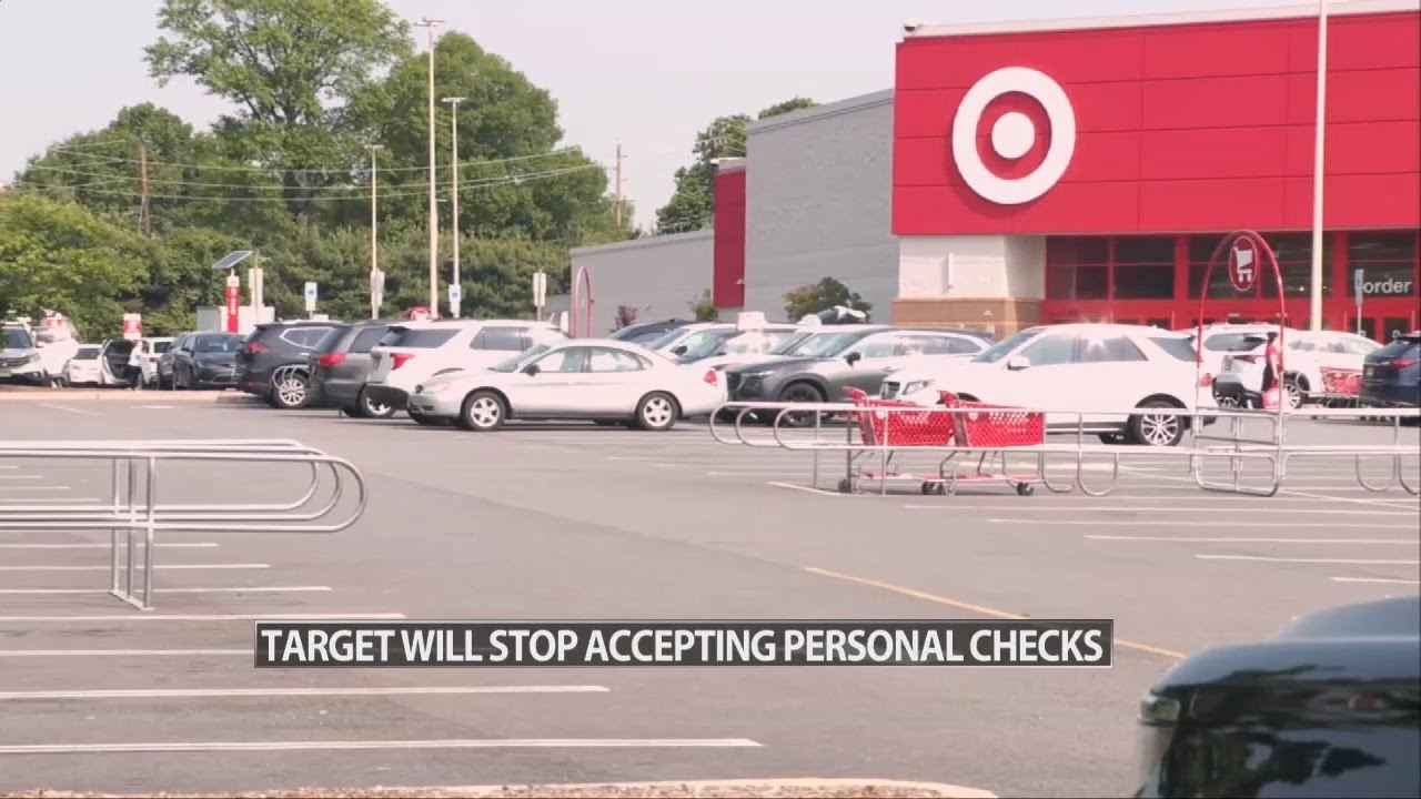 Target will no longer accept personal checks starting next week - YouTube
