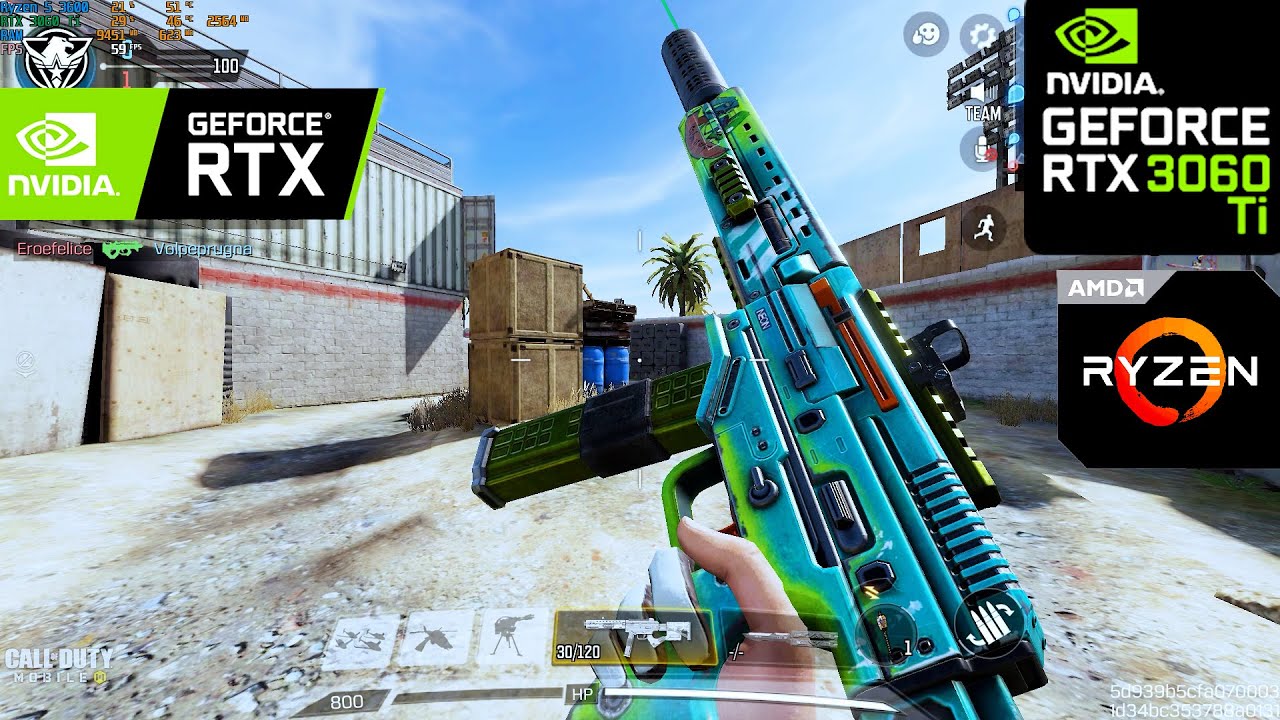 Call of Duty Mobile - RTX 3060 Ti 8GB Ultra Graphics Gameplay | RTX ON ...