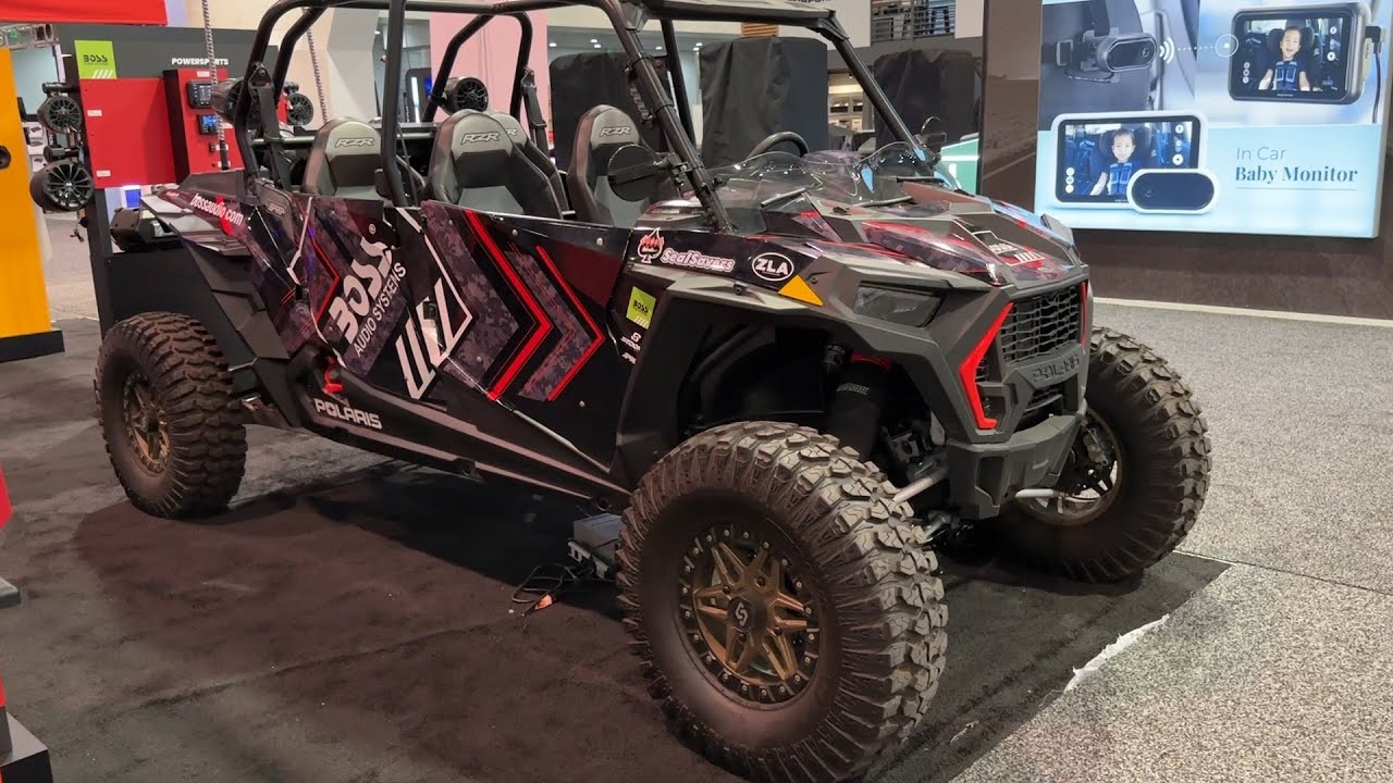 Boss Audio Custom Side by Side ! 2022 Polaris RZR - YouTube