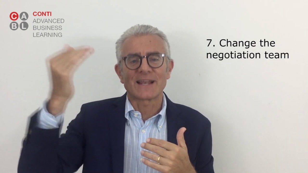 How to Get Out of a Deadlock in a Negotiation by Giuseppe Conti - YouTube
