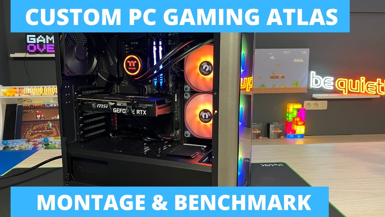 PC GAMER ATLAS CUSTOM PC GAMING | PRÉSENTATION & MONTAGE | BENCHMARK ...