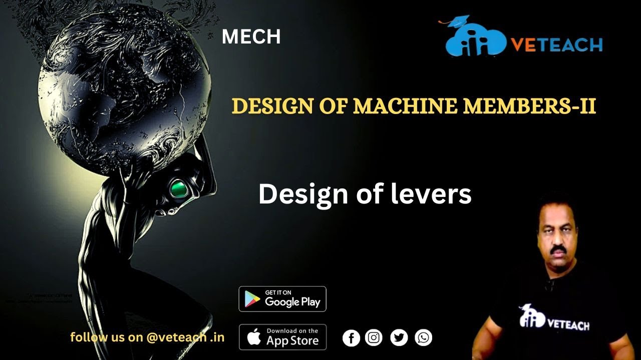 Design Of Levers || Design Of Machine Members - II || Mech || Every B ...