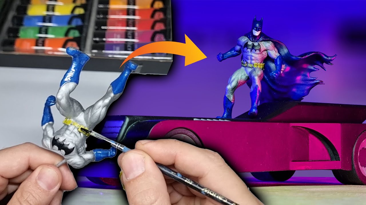 3d printed and painting ANIMATED SERIES Batman figure / Scale Addiction ...