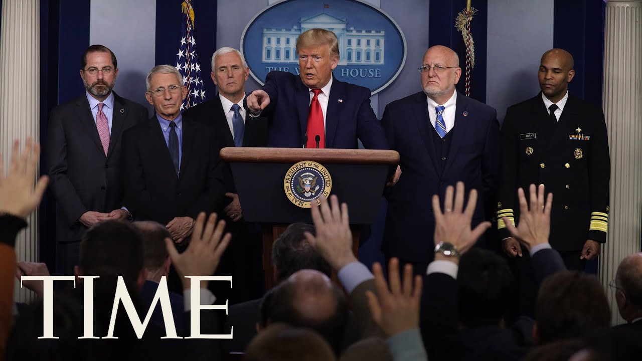 President Donald Trump and Coronavirus Task Force Hold Press Briefing ...