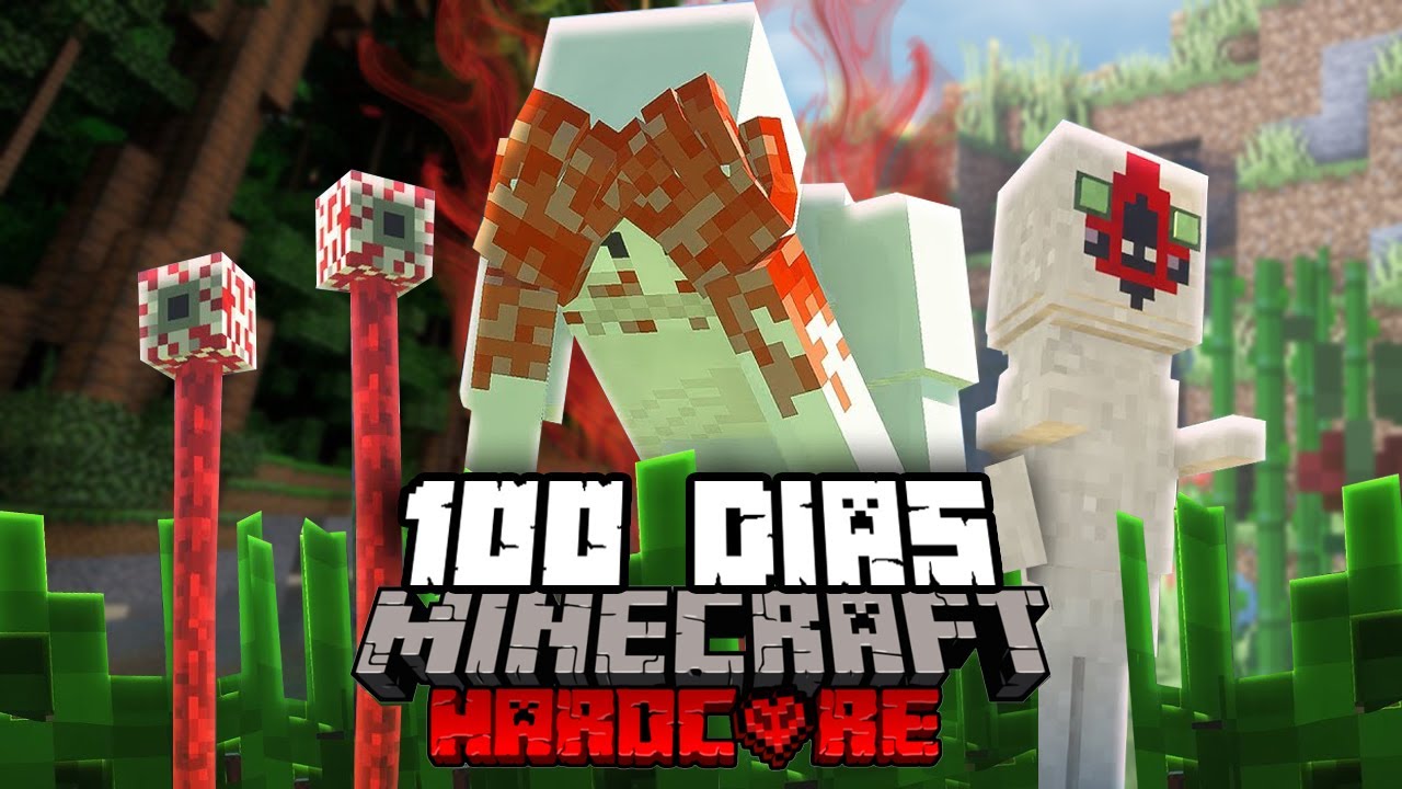🟥SOBREVIVÍ 100 DIAS en SCP MINECRAFT HARDCORE y ESTO PASÓ⚠️ - YouTube