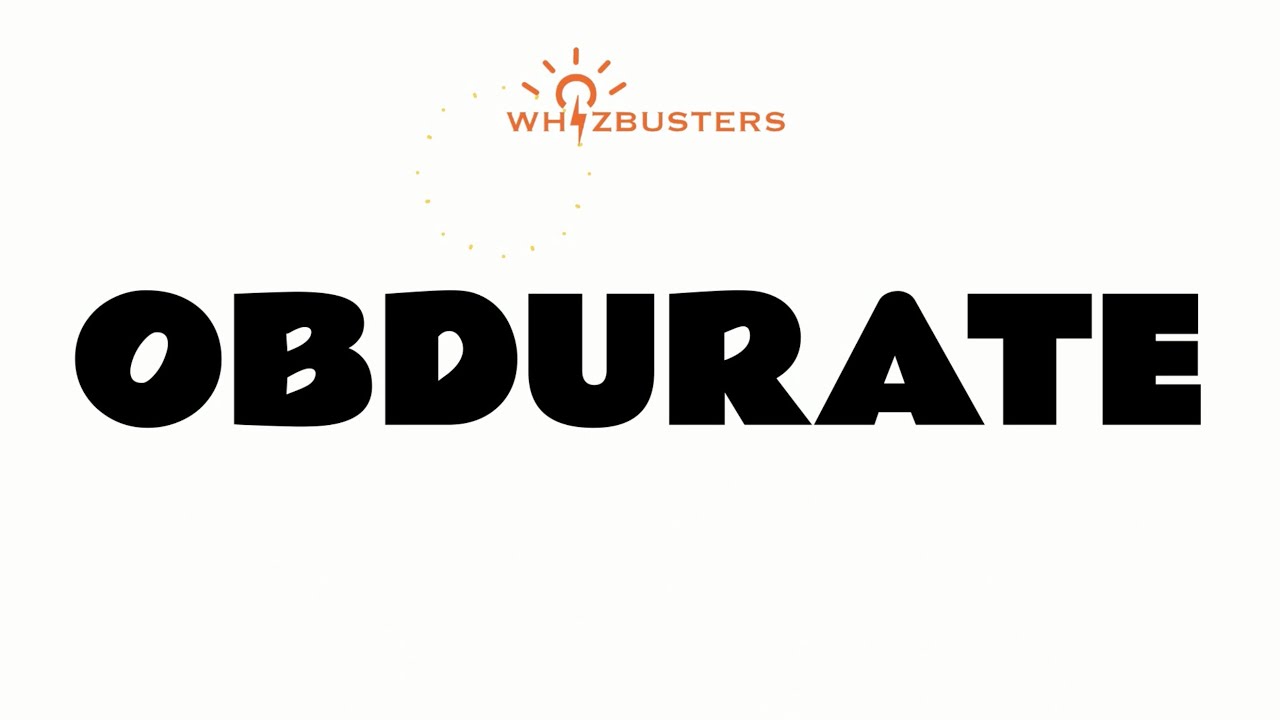 OBDURATE (adjective) Meaning with Examples in Sentences | GRE GMAT LSAT ...