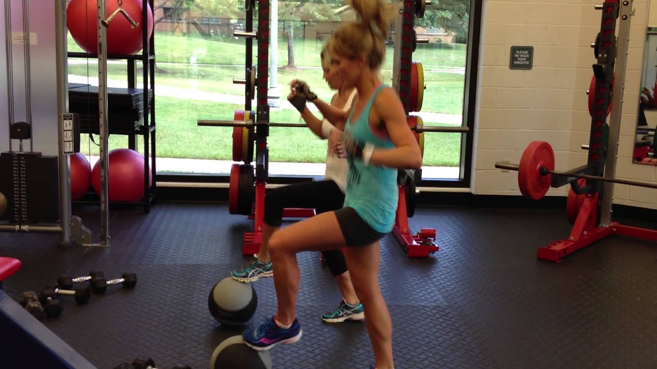 Medicine Ball Taps: Cardio Burst - YouTube