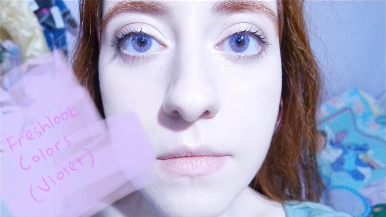 MOR LENS: Freshlook Colors Violet (Menekşe) Haresiz Numaralı Aylık ...