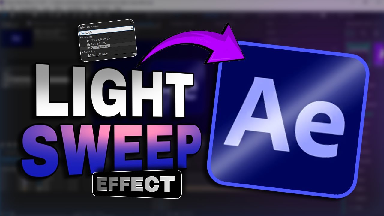 Create a Stunning Light Sweep Effect in After Effects! - YouTube
