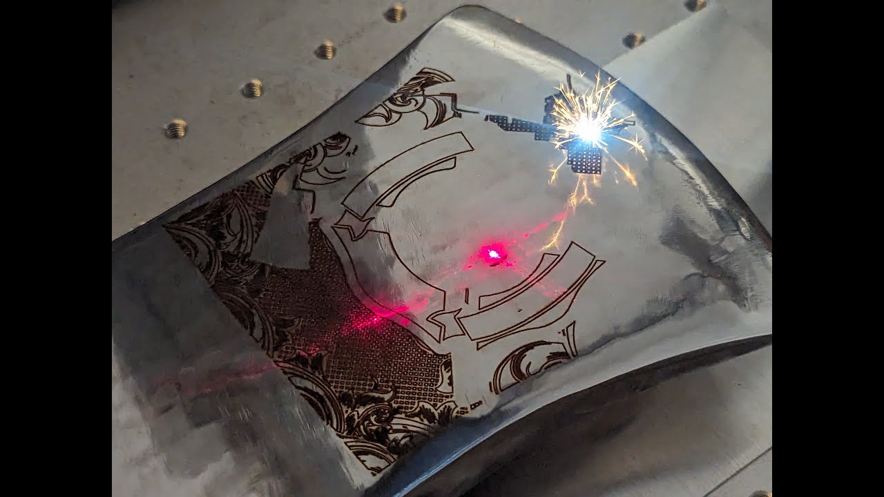 Firefighters Laser Engraved Axe - YouTube