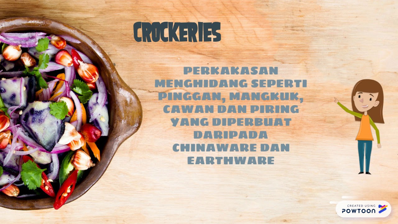 PERALATAN MENGHIDANG MAKANAN - YouTube