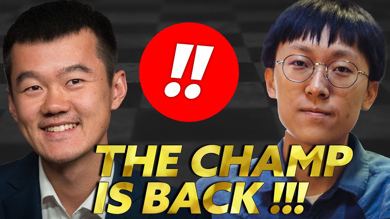 THE WORLD CHAMPION IS BACK!! Ding Liren vs Bai Jinshi - China Rapid ...