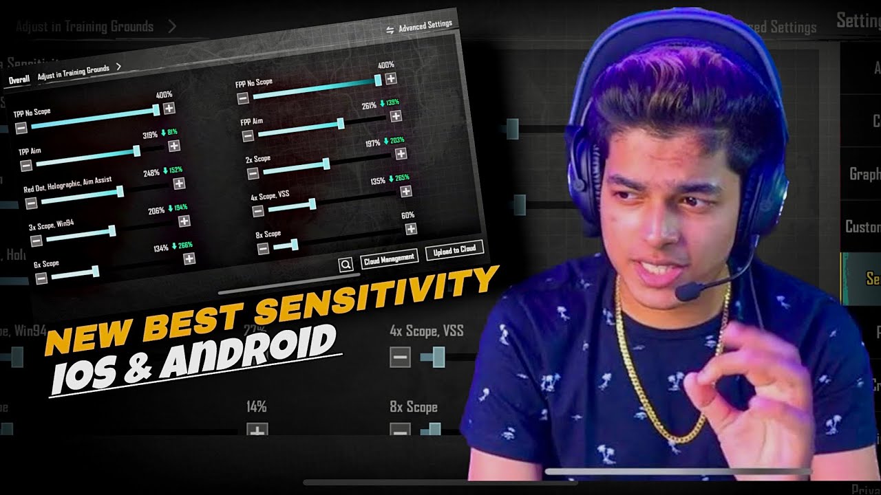 Jonathan Like New Best Sensitivity Settings for Pubg Mobile - YouTube