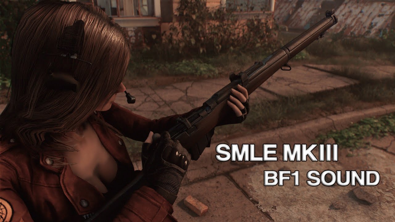 Fallout 4 MOD Lee Enfield SMLE MKIII BF1 Sound - YouTube