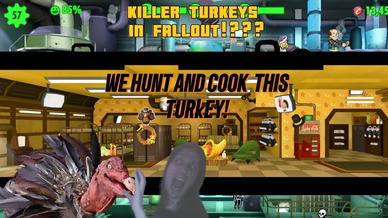 I'm Hunting the BIGGEST Turkey in Fallout Shelter! - YouTube