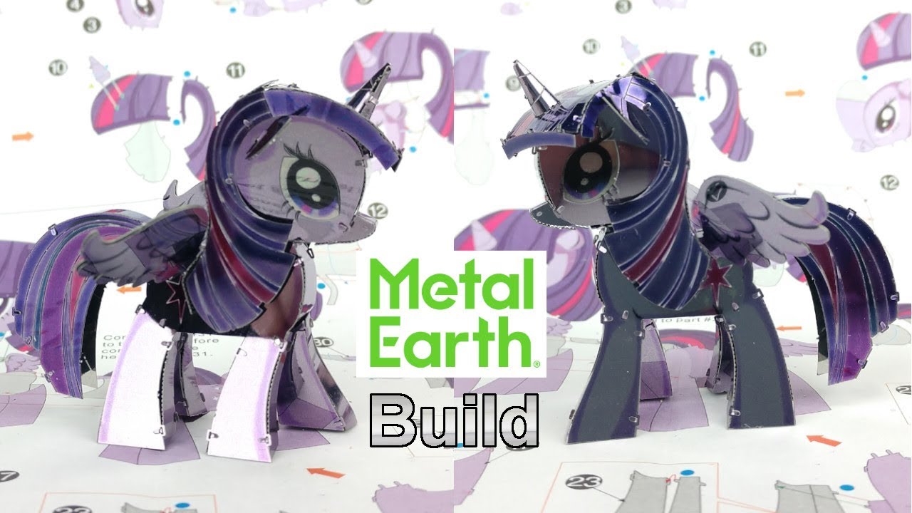 Metal Earth Build - Twilight Sparkle - My Little Pony - YouTube
