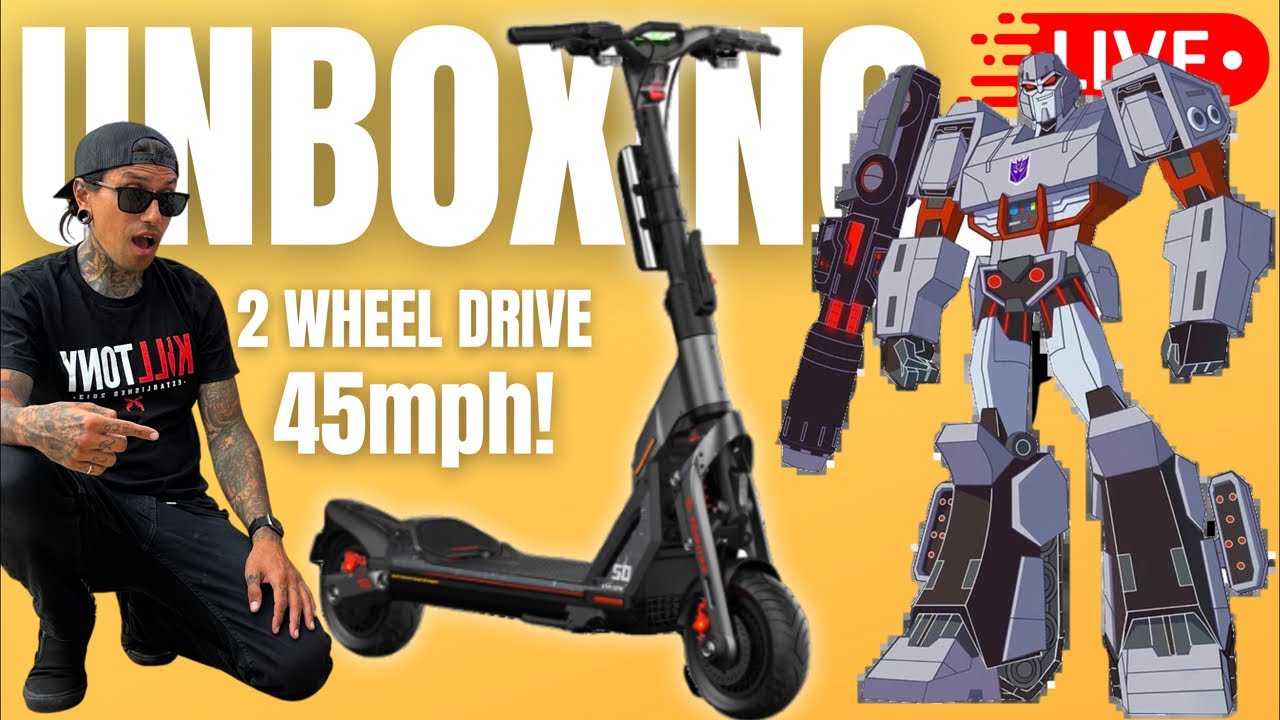 Unboxing & Assembly: Transformers Segway GT2 Electric Scooter MEGATRON ...