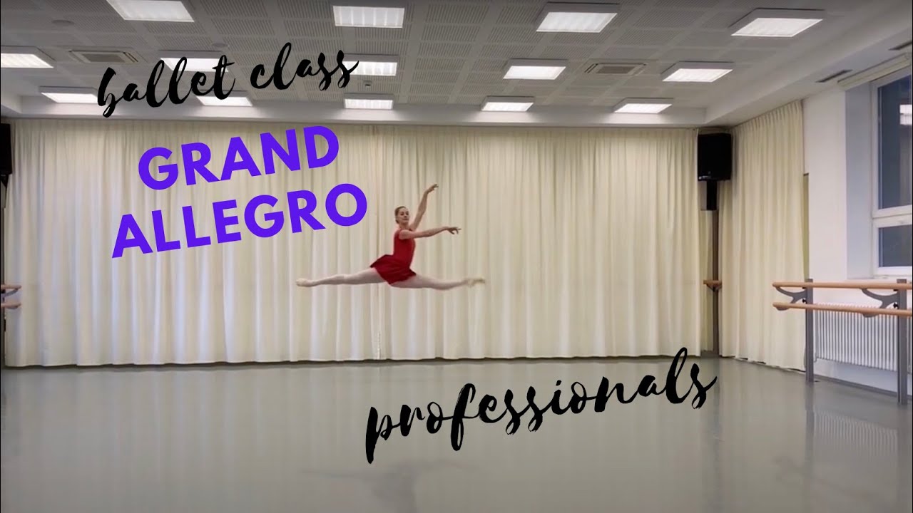 https://www.primaballetclass.com Grand Allegro - Centre - Professionals - Left - YouTube