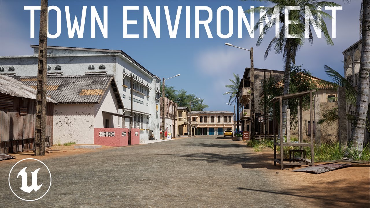 How to Create a Stunning Town Environment in Unreal Engine - YouTube