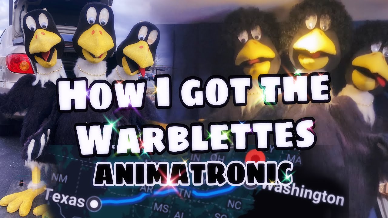 How I got my Warblettes Animatronic! Story time/Demo | Chuck E Cheeses ...