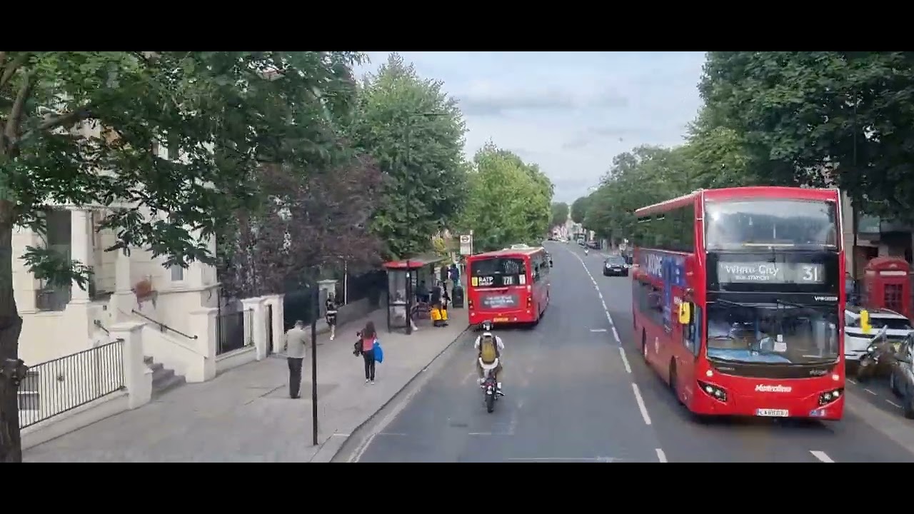 Bus 31 - Norland Square until Swiss Cottage - London 03/09/22 - YouTube