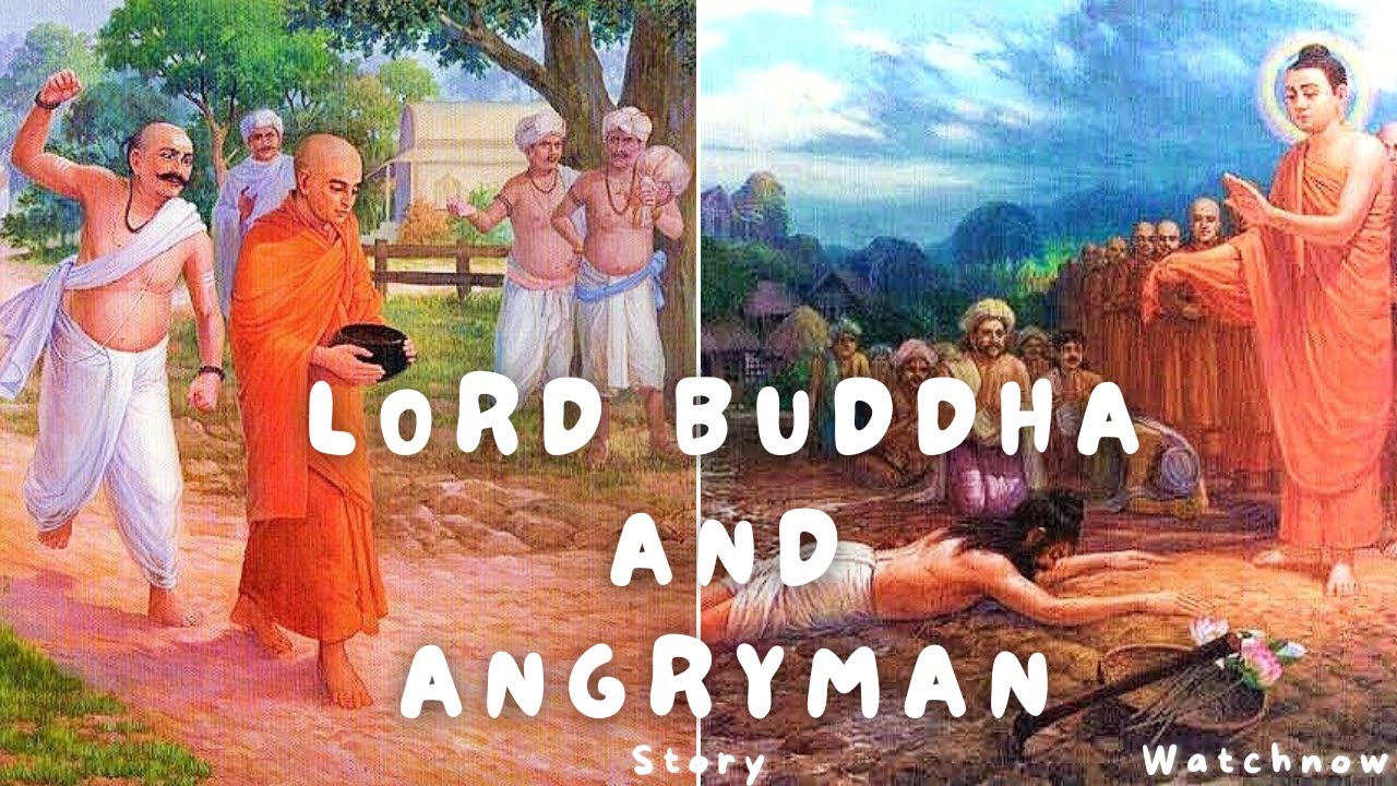 A Story Of Lord Buddha And An Angry Man | One day buddha was walking ...